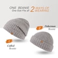 TOP-EX XL/XXL Merino Wool Beanie 100% Wool Winter Hat for Men & Women ...