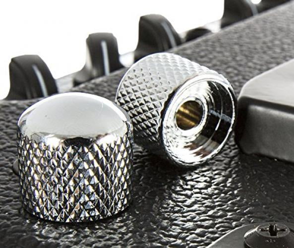 Peavey Guitar Dome Knobs (Chrome) - Walmart.com