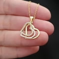 Beautiful 2Ct Round Simulated Diamond Women's Stunning Heart Pendant In ...