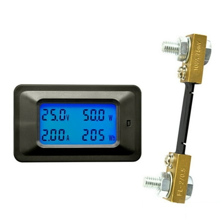 Amdohai Multi-functional 100V 100A LCD Backlight Display Digital Meter ...
