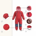 WMTBSRSW Kids Reflective Strip Coverall Rain Suit Boys Girls Hooded ...