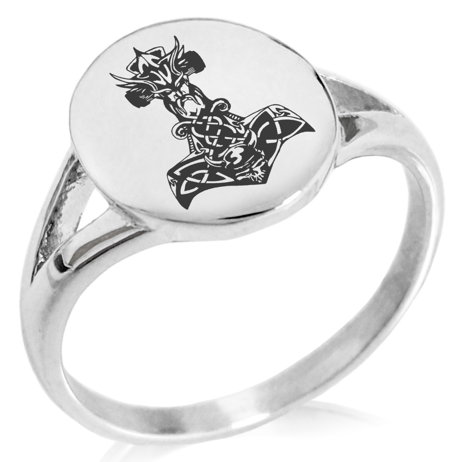 Stainless Steel Asgard Mjolnir Thor's Hammer Viking Norse Minimalist ...