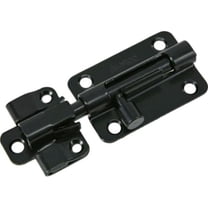 Hillman Builders Hardware 854478 3 in. Ajustlock Barrel Bolt, Black ...
