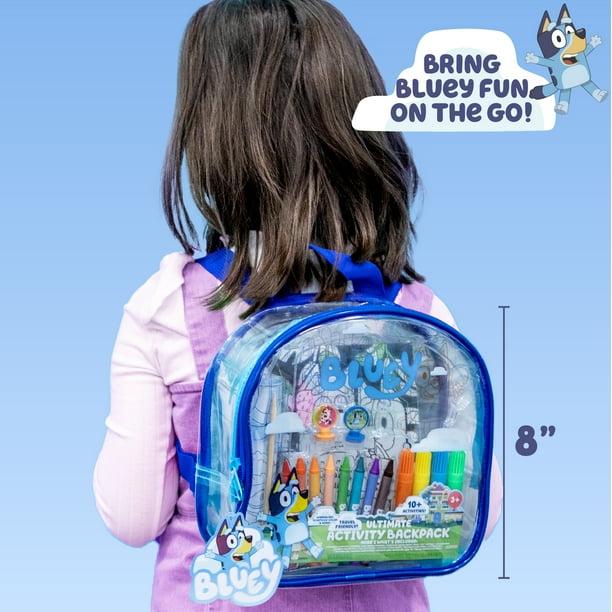 Bluey Ultimate Art Activity Backpack Kit - Walmart.com