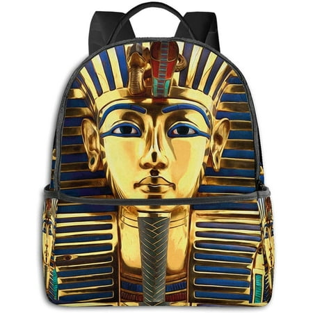 King Pharaoh Tutankhamun Egypt Tut Egyptian Backpack Casual Travel ...