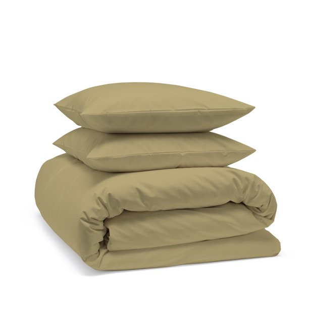 100% Organic Cotton Wrinkle Resistant Solid Duvet Set - Walmart.com ...