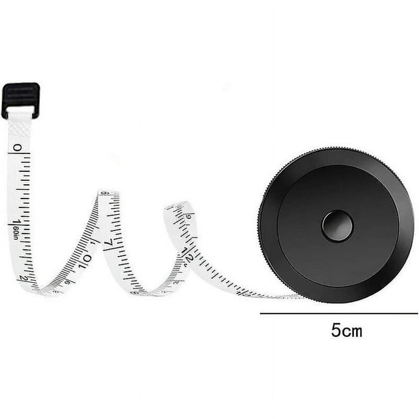 Cinta métrica retráctil de doble cara Negra 1,5 m | Walmart en línea