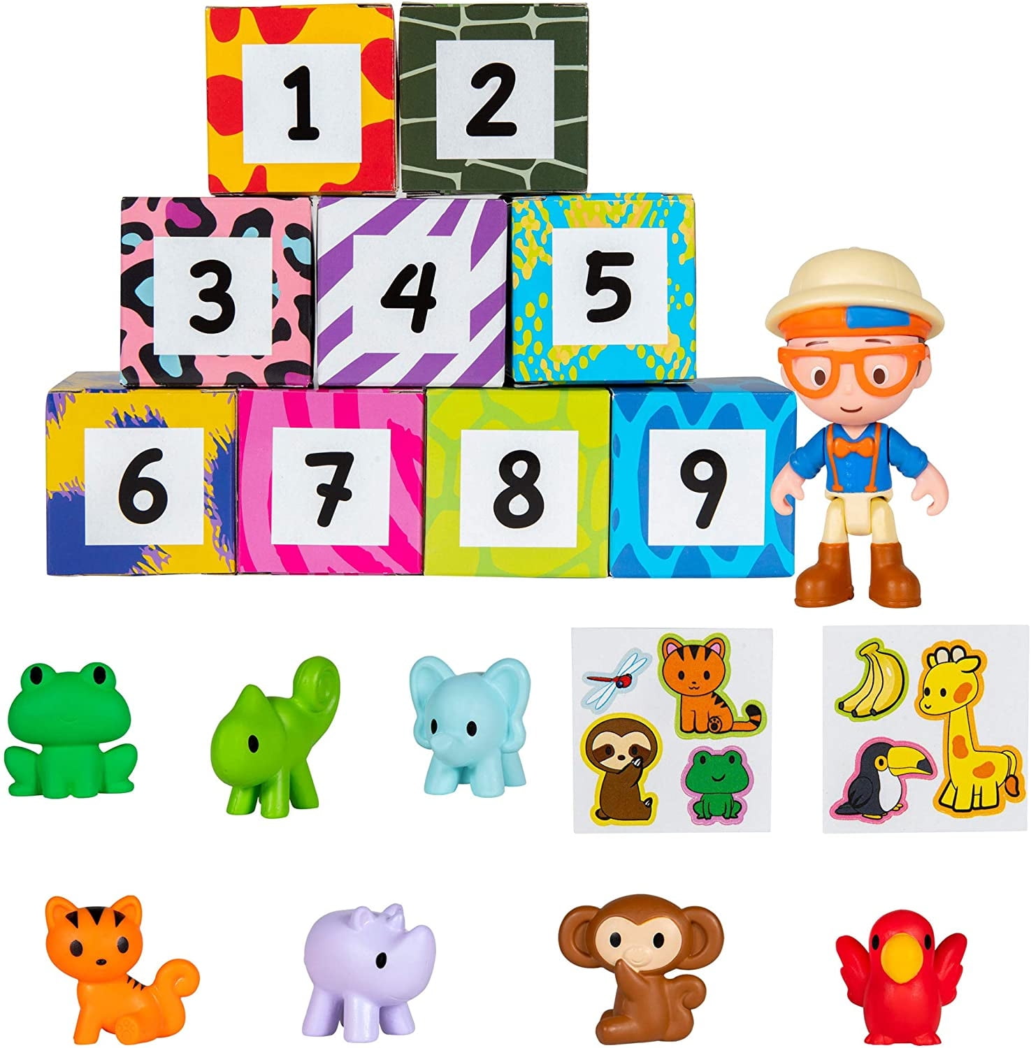 Blippi Surprise Boxes, Aprendiendo sobre animales - Caracter Blippi ...