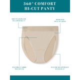 Vanity Fair Radiant Collection Women's 360 Comfort Hi-Cut Brief ...