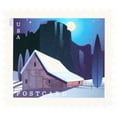 Barns USPS Postcard Rate Postage Stamps, Strip of 10, American History ...