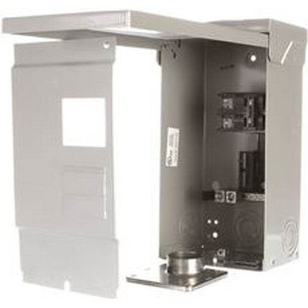 Outdoor Main Breaker Mobile Home Panel 100 Amps 2-4 Circuit - Walmart.com