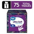 (12 pack) Great Value Ultra Soft Facial Tissues, 1 Cube Carton, 75 ...