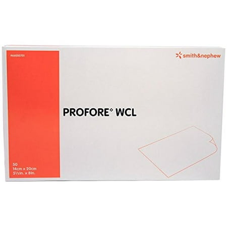 Smith and Nephew 66000701 Profore Wound Contact Layer 5 1/2" x 8" - Box ...