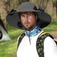 AJGRHE USB Charging Detachable Solar Fan Embedded Large Brimmed Hat ...