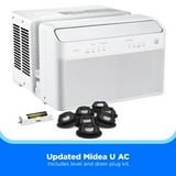 Midea 8,000 BTU Smart Inverter U-Shaped Window Air Conditioner, MAW08W1QWT-T, Updated - Walmart.com