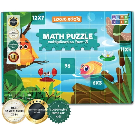 Math Puzzle for Kids - Multiplication Table 10-12 Practice, Fun Toy for ...