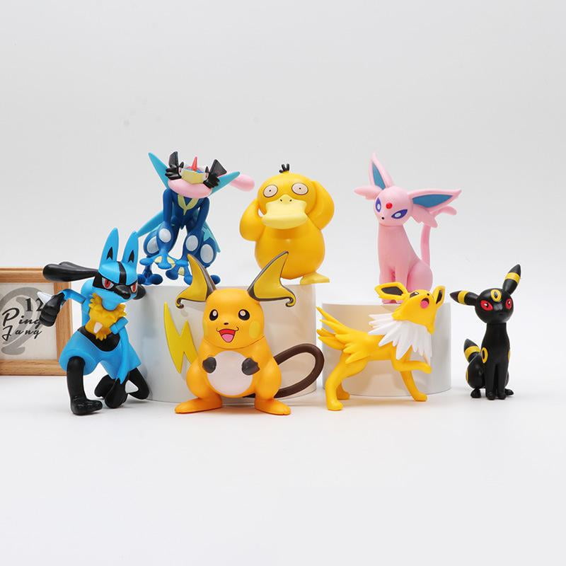 Figuras Pokémon Evolution Arco Iris Latino Raichu Lucario Greninja 7-9 ...