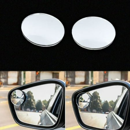 AIDM Auto Rearview Mirror HD Borderless Small Circular Mirror Blind ...