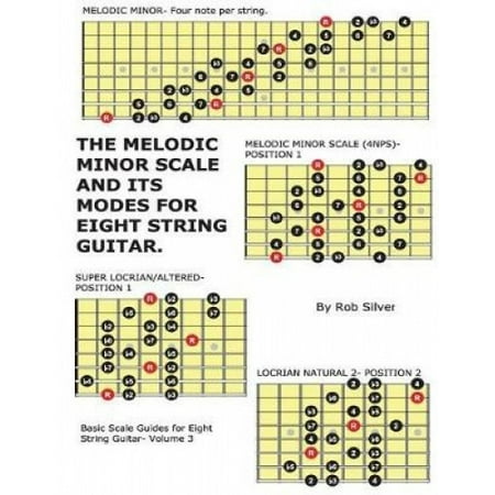 The Melodic Minor Scale and Its Modes for Eight String Guitar | Walmart ...