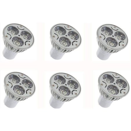 GU10 LED Light Bulbs GU10 3W(30W Halogen Equivalent) LED Bulb Cool ...