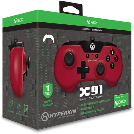 Hyperkin X91 Wired Controller - White for Microsoft Xbox One and PC ...