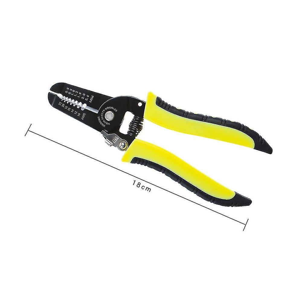 Pro Wire Cable Striper Cutter Stripper Crimper Alicates Terminal ...