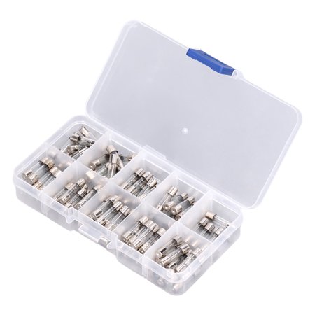 Fuses, 5x20mm Glass Fuse 0~250V With Storage Box For Automobile ...