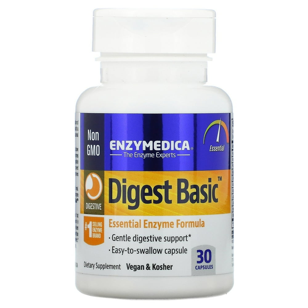 Enzymedica Enzymedica Digest Basic, 30 ea - Walmart.com - Walmart.com