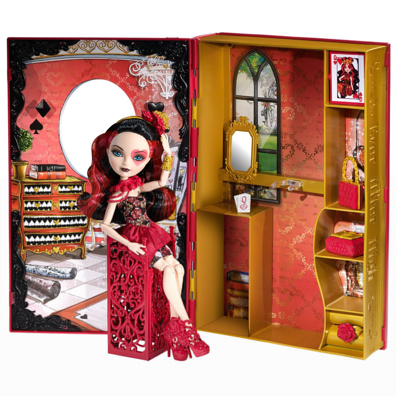 Ever After High Lizzie Hearts Spring Unsprung Doll Toy Playset ...