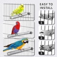 ABCISI Bird Perch, Stainless Steel Parrot Perch, Rough Surface Bird ...