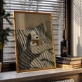 Affixzi Puppy Reading Poster, Cozy Wall Art for Bedroom, Reading Nook ...