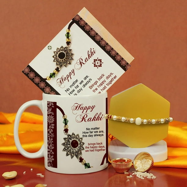 TIED RIBBONS Rakhi for Brother with Gift | Coffee Mug (10 Oz) | Bhai ...