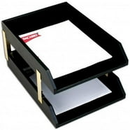 Classic Black Leather Vertical Letter Sorter - Walmart.com