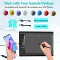 Graphics Drawing Tablet ,10x6 inch Digital drawing tablet with Bracket ...