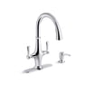 Moen Align Spot Resist Stainless One-Handle Pre-Rinse Spring Pulldown ...