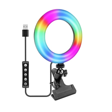 Makeup RGB Vlog Lighting for Laptop Self Broadcasting Light | Walmart ...