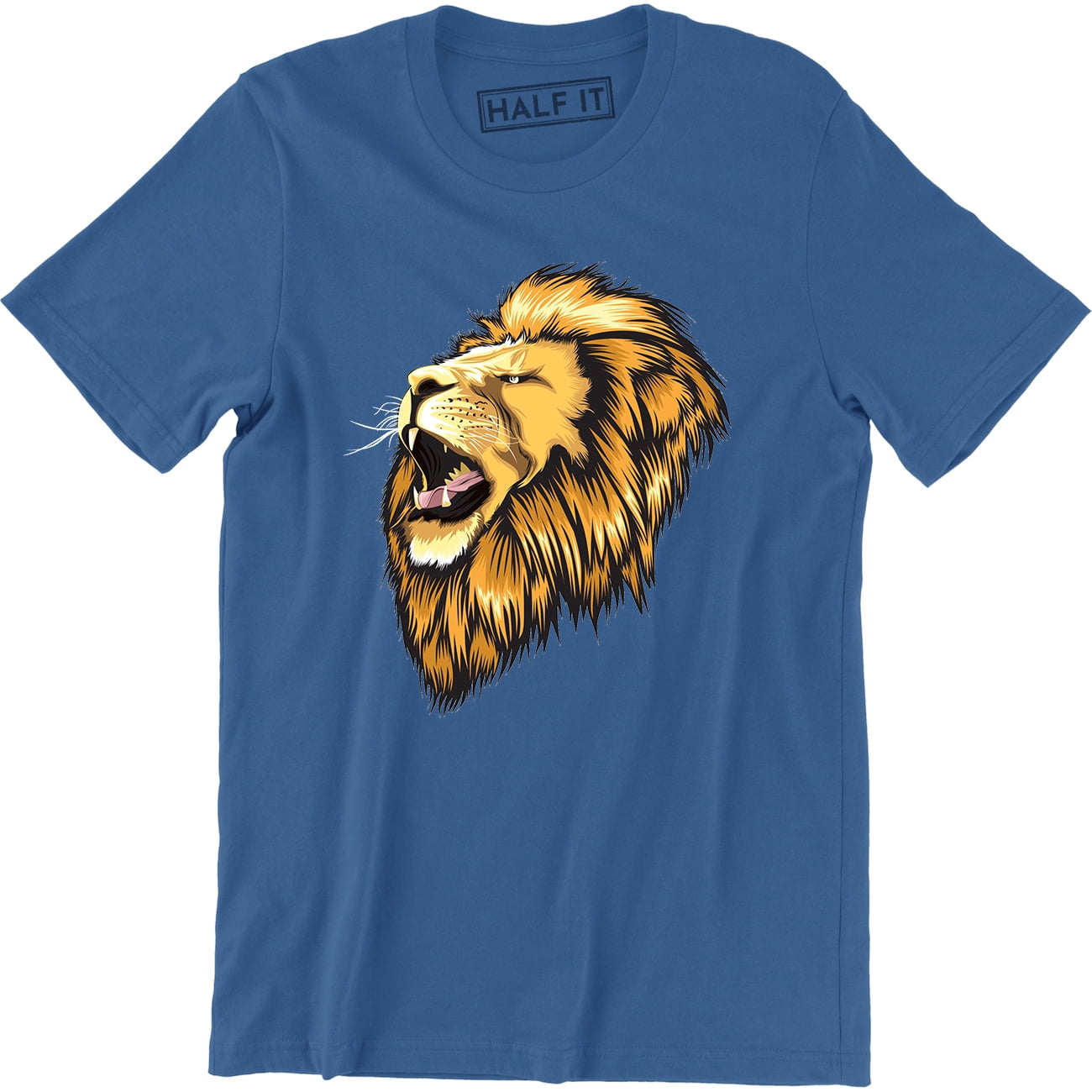 Fierce Lion Gym Animal Game Birthday Gift Men's Streetwear T-Shirt ...