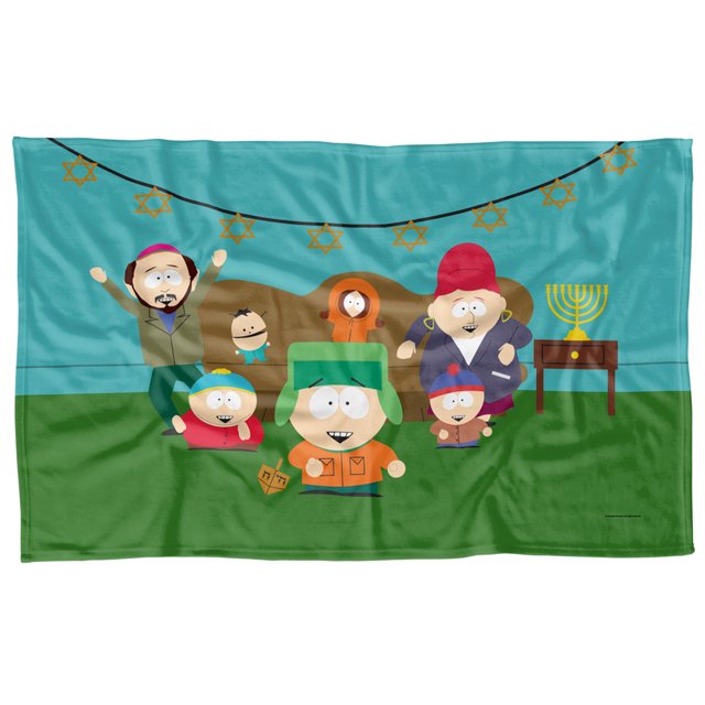 South Park Blanket, 36'x58' Kyle Hanukkah Fleece Blanket - Walmart.com