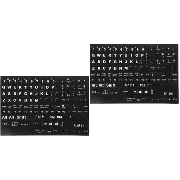 Keyboard Letter Stickers