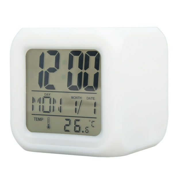 Kids Digital Clock, Digital Alarm Clock Easy Humanized Design ...