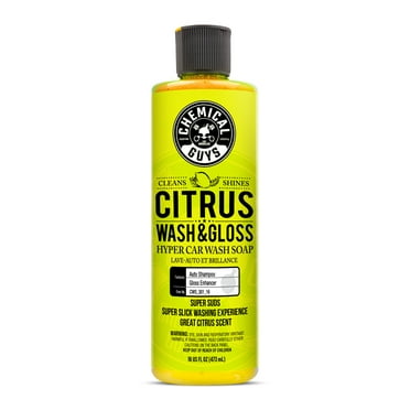 Chemical Guys Citrus Wash & Gloss Concentrated Car Wash (16 oz ...