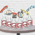 Kids Theme Decor: Two Fast Birthday Centerpieces - Vintage Race Car ...