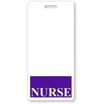 "LVN" Horizontal Nurse ID Badge Buddy with Green Border by Specialist ...
