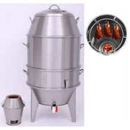 INTSUPERMAI 3 Tier Stainless Steel BBQ Grill Oven, Outdoor Rotisserie ...