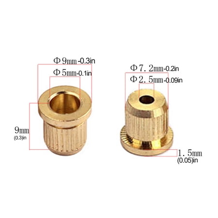 18 Pieces String Ferrules Firm String Buckles Accessories Ferrules ...
