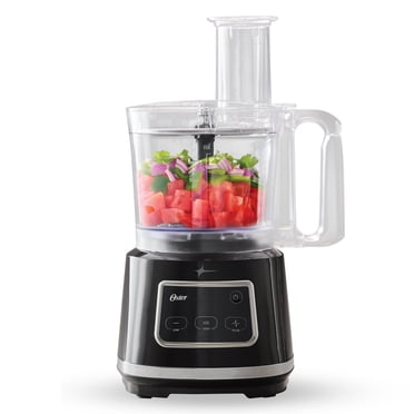 Oster Compact Kitchen 3-Cup Mini Food Processor with Stainless Steel ...