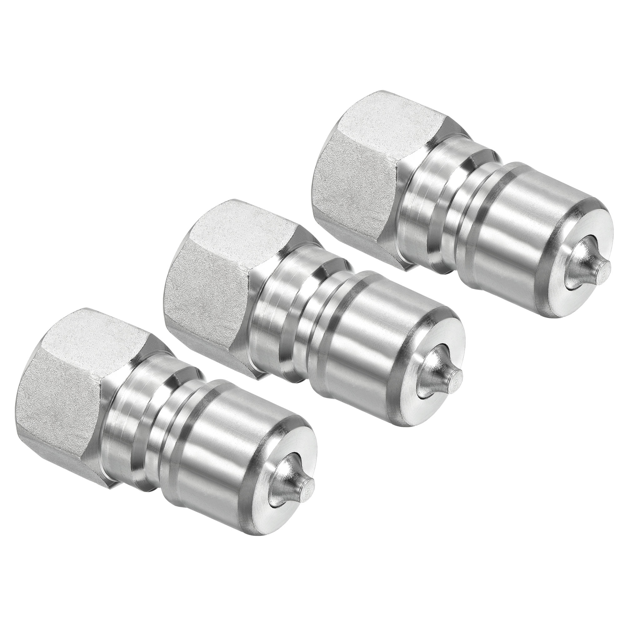 Uxcell M18x1.5mm Female Thread 0.75" OD Pipe Fitting Hydraulic Quick ...