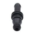 2X Car Expansion Tank Coolant Hose Connector Black Abs Material Fit For ...