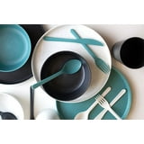 Mainstays 28-Piece Eco-Friendly Recycled Plastic Dinnerware Set ...