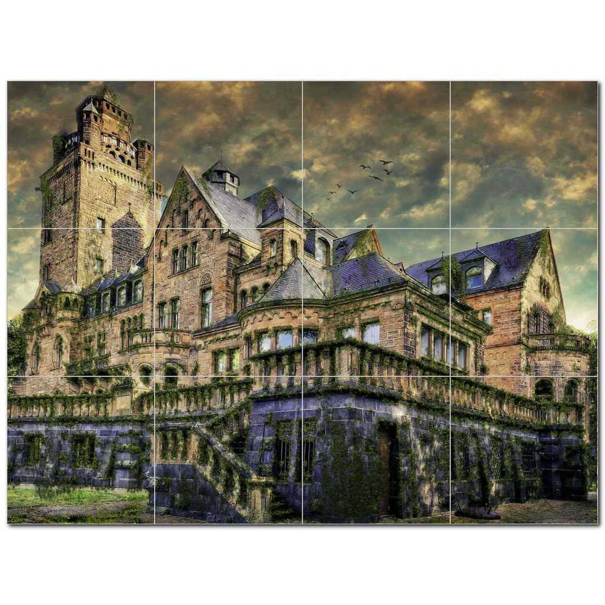 Castle Ceramic Tile Mural Kitchen Backsplash Bathroom Shower 400462-M43 ...